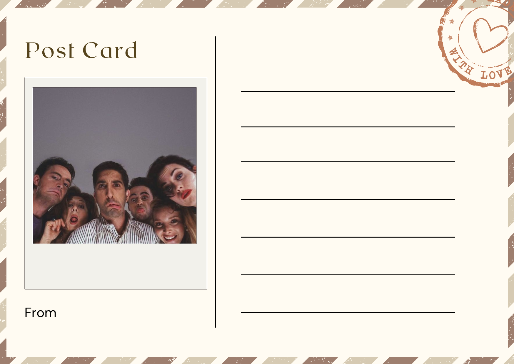 FRIENDS Postcard – The Umbrella store