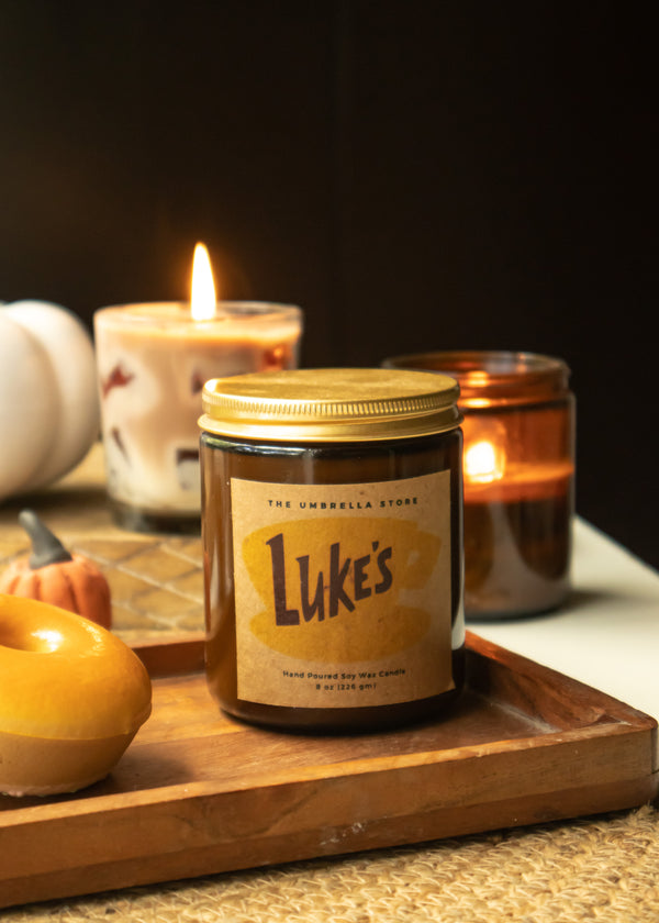 Luke's Scented Candle | Gilmore Girls Scented Candle – The Umbrella store